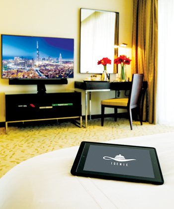 The iGENIE platform assures complete in-room control.
