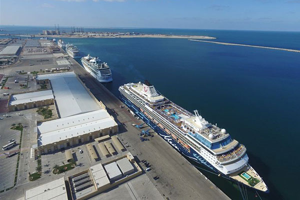 Rashid Port will receive 650,000 cruise tourists.