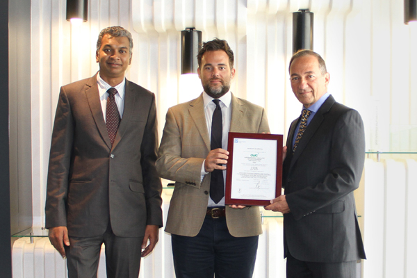 GWC receives certification for Integrated Management System