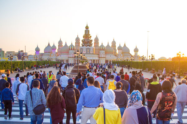 The Dubai Global Village, a multicultural Festival Park which operates ...