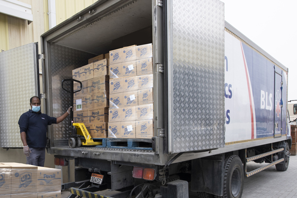 Bahrain frontliners receive DAC, Persil cleaning products
