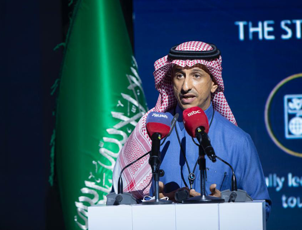 Ahmed bin Aqeel Al Khateeb at the LEAP event