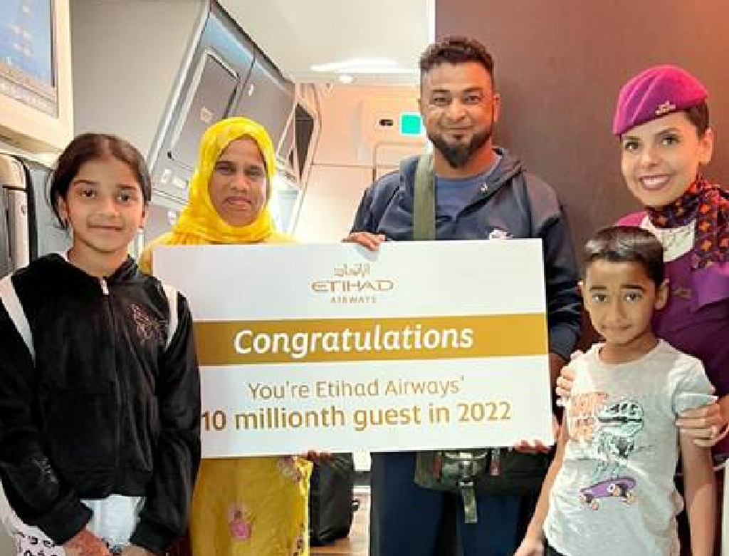 Etihad Airways, the national carrier of the UAE, has celebrated the ...