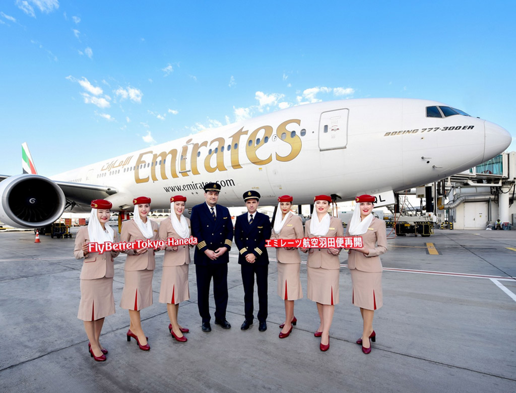 Emirates restores Japanese network with Tokyo service
