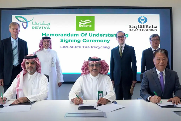 Saudi group Reviva inks waste tyre recycling tech deal