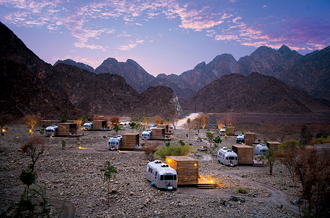 Hatta Sedr Trailers Resort in Dubai is likely the first-ever trailer ...