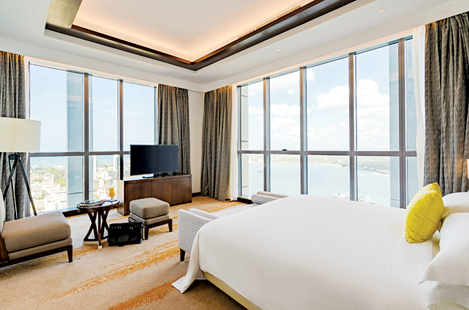 Club Rotana Suite overlooking Dar Es Salaam