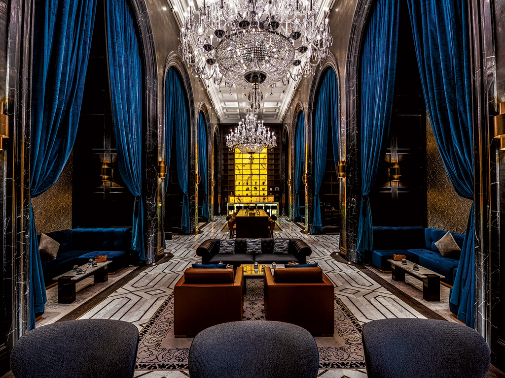 Blue Cigar at Raffles Doha provides a glimpse of the opulence
