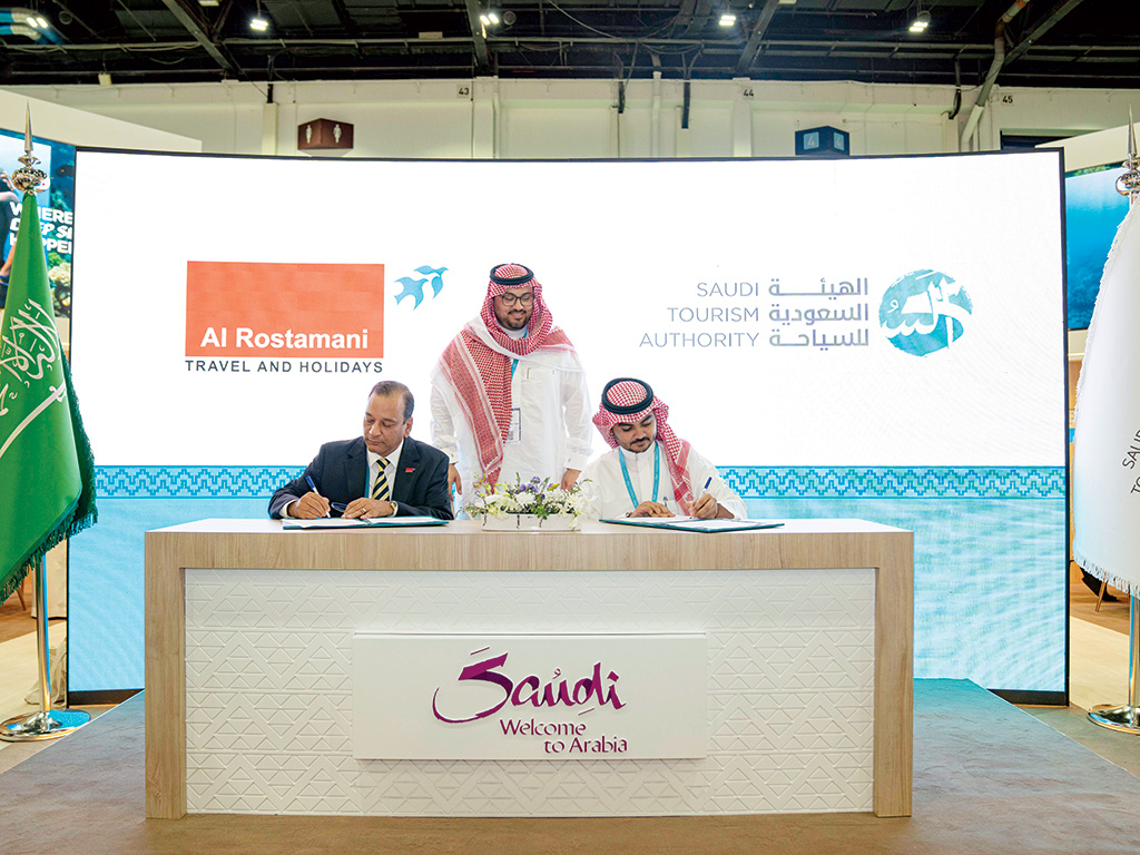 Bimal Jain, General Manager of Al Rostamani Travel and Holidays, and ...