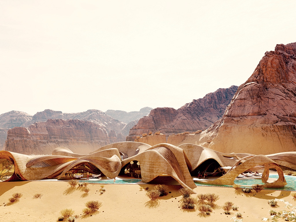 The Royal Commission for AlUla (RCU) will develop a new resort, called ...