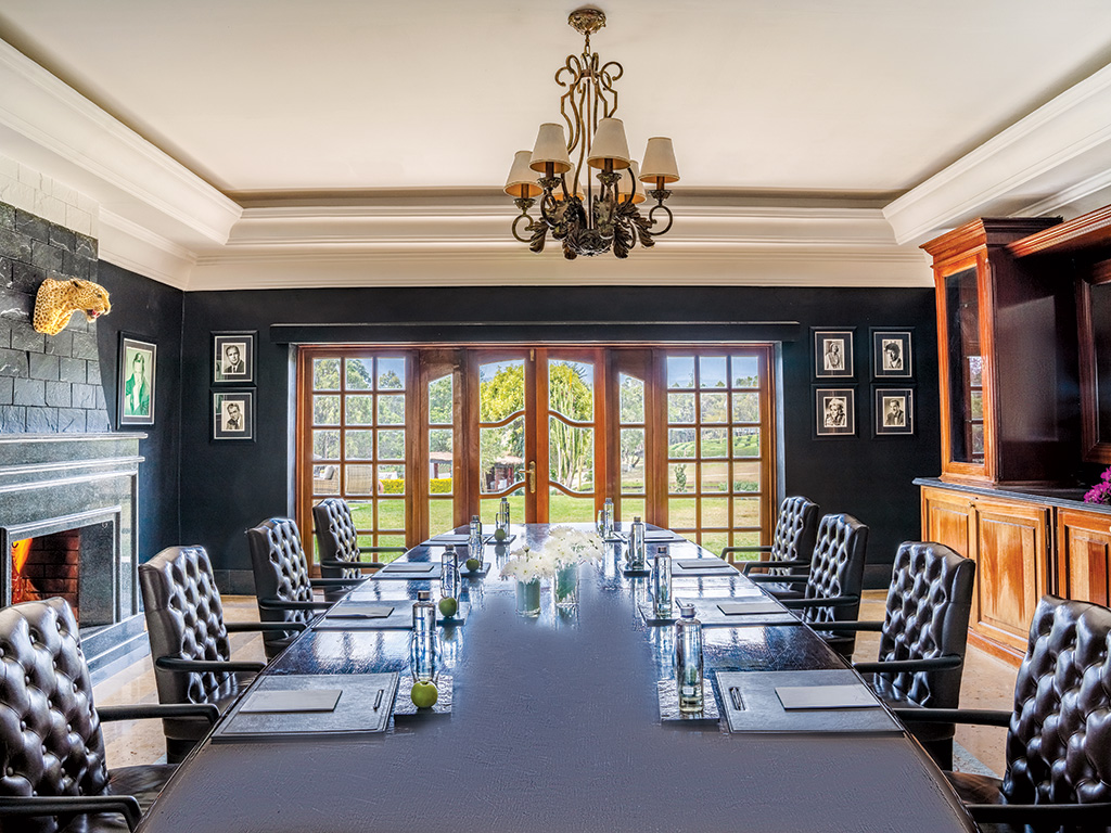 Meeting room in Fairmont Mount Kenya Safari Club