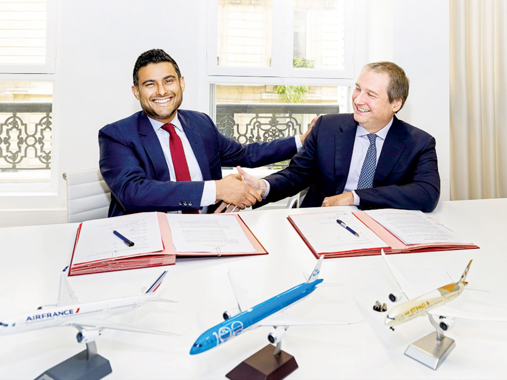 Arik De, Chief Revenue Officer at Etihad and Angus Clarke, Executive ...