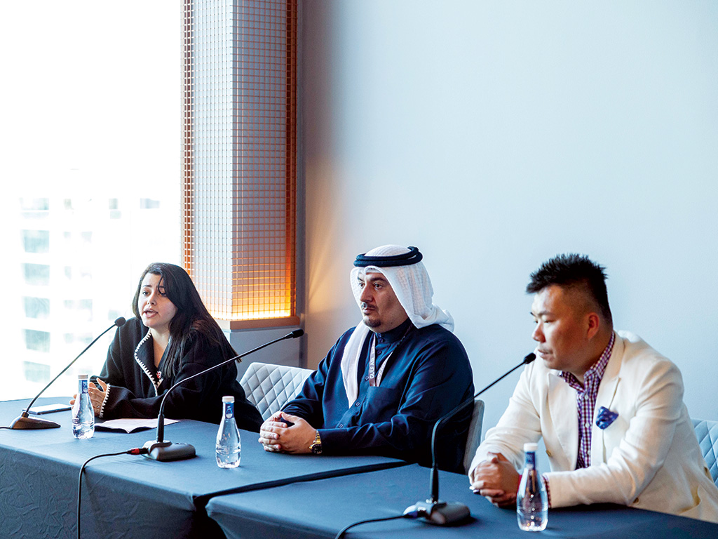Seen at the panel discussion are, from left, Maryam Toorani, Director ...