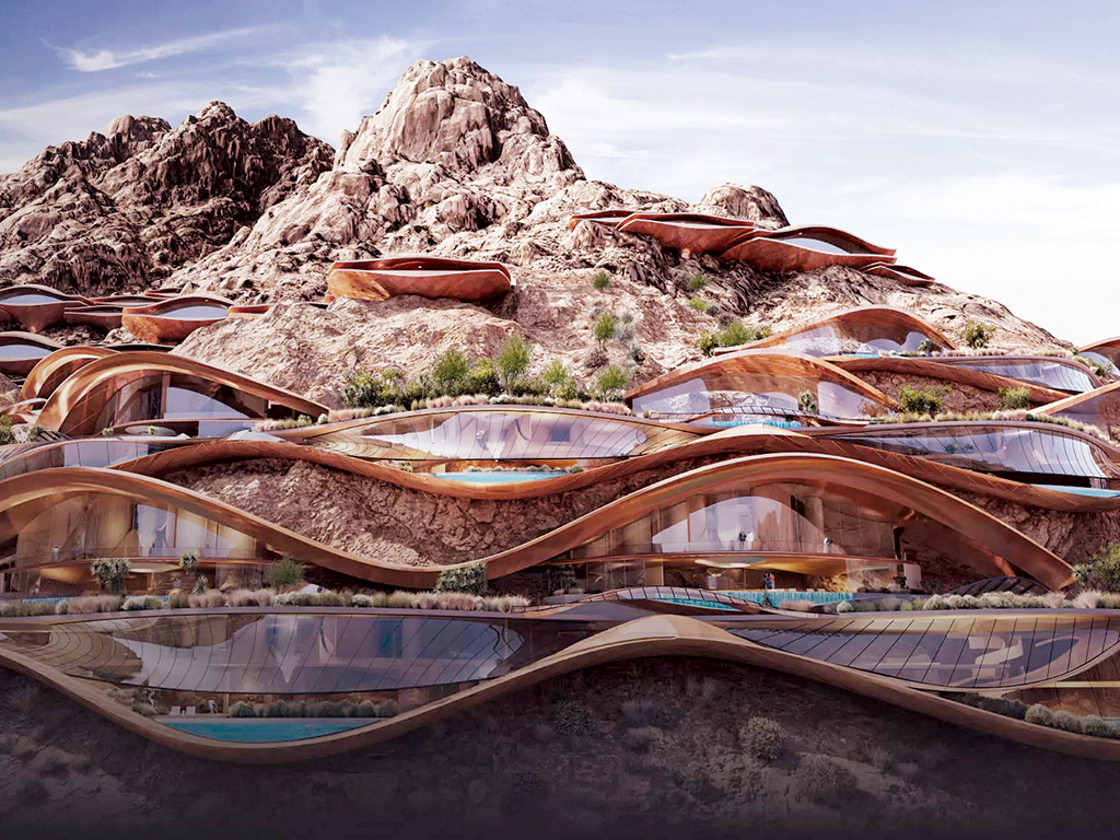 Trojena in Neom will be a luxury adventure/ski destination when it ...