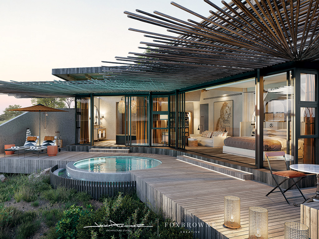 Chichele Presidential Lodge sits atop Chichele Hill in Zambia’s ...